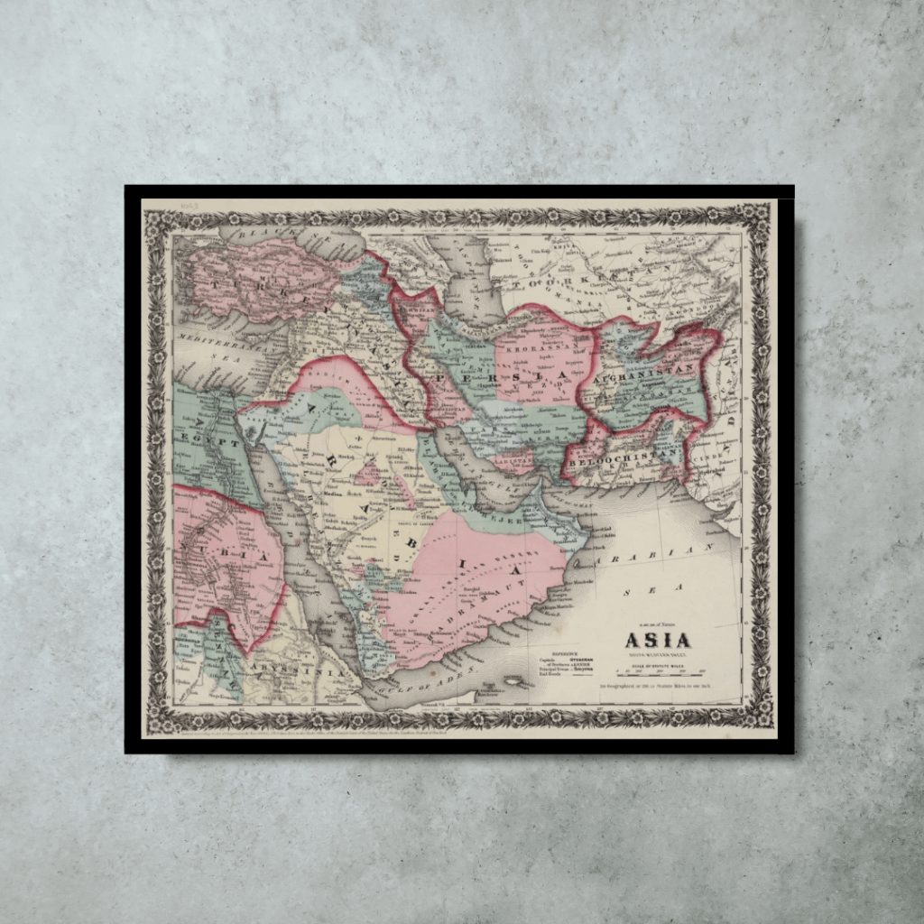 South-West Asia 1858 – Kharita