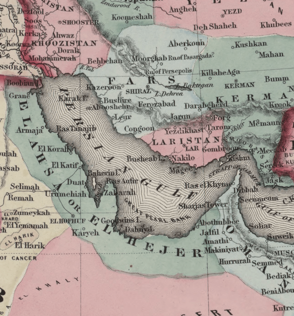 South-West Asia 1858 – Kharita